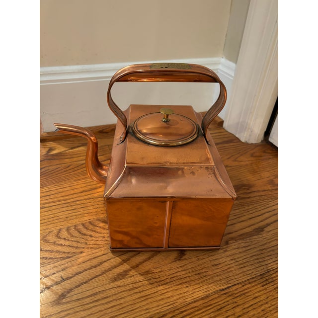 19th Century Pascal Atkey & Sons Copper Tea Kettle | Chairish