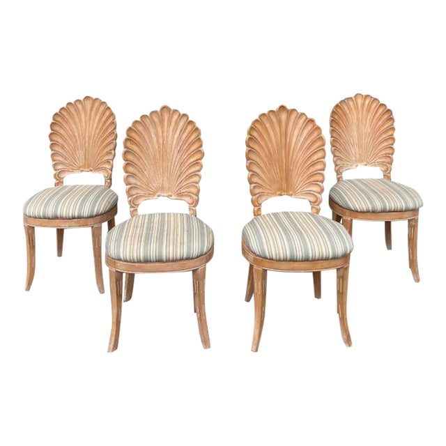 1960s Set of 4 Italian Grotto Chairs | Chairish