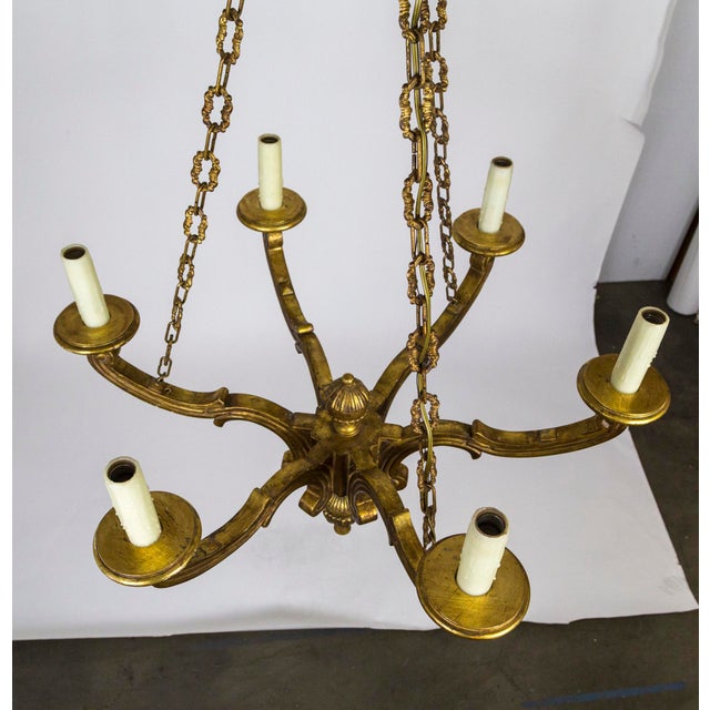 1980s Panache Designs for Michael Taylor, 6 Arm Regency Chandelier ...