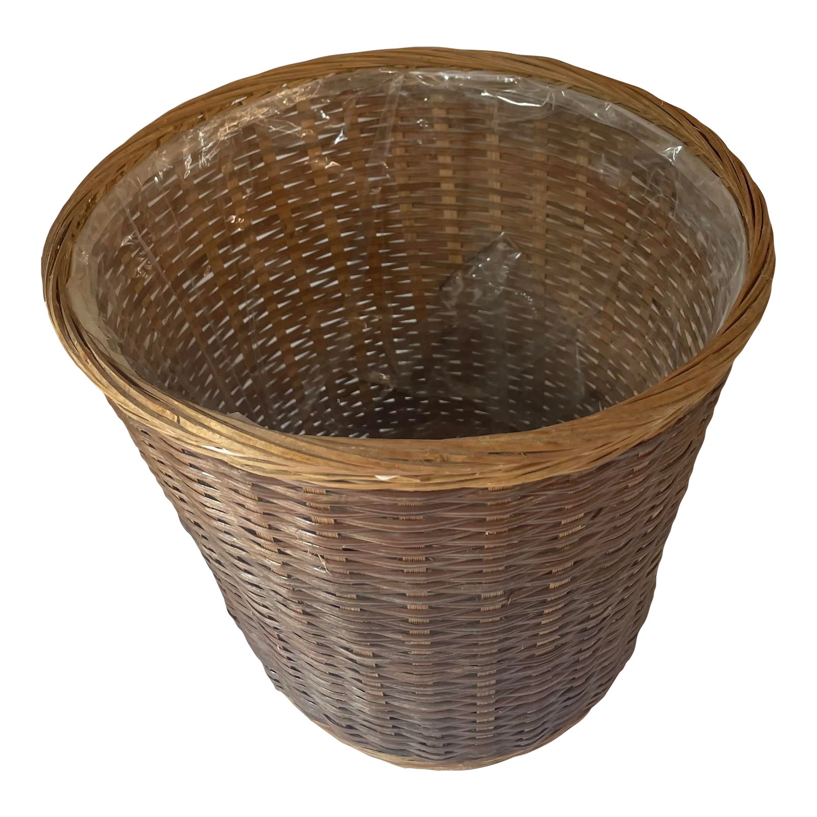 Vintage Wicker Planter Basket | Chairish