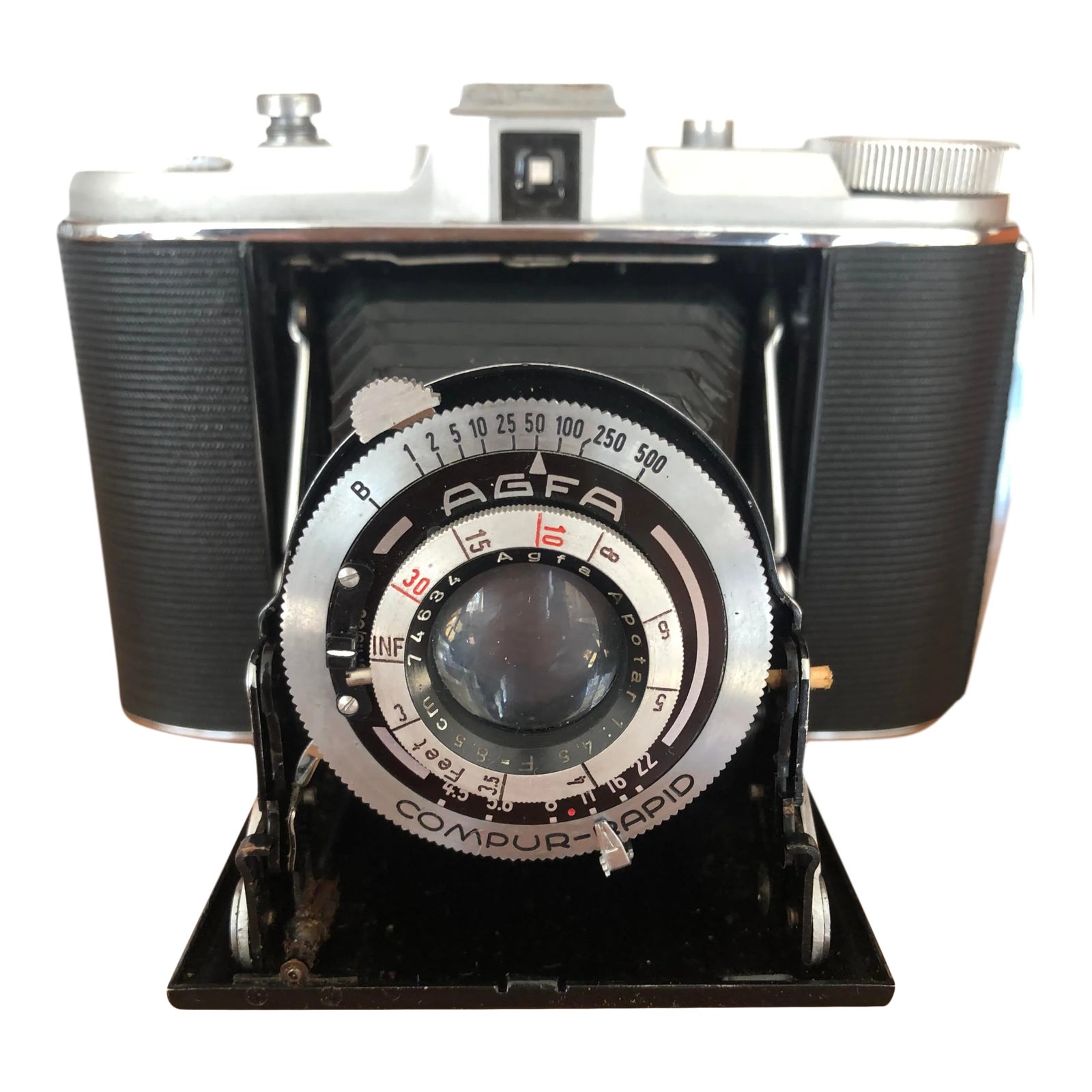 Vintage Camera Agfa Compur-Rapid Shutter | Chairish