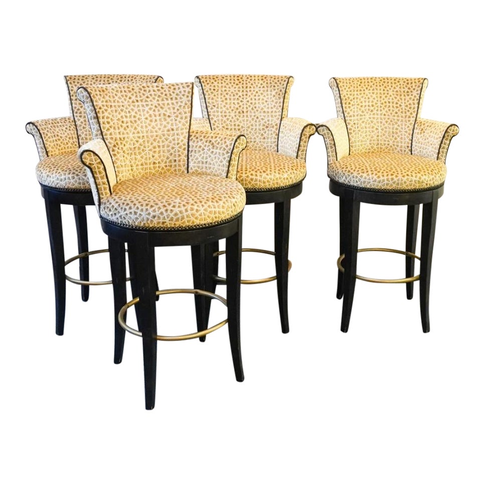 Century Furniture Century Chair Collection Scroll Swivel Bar Stool ...