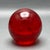 Late 20th Century Vintage Hand Blown Red Glass Paperweight With ...