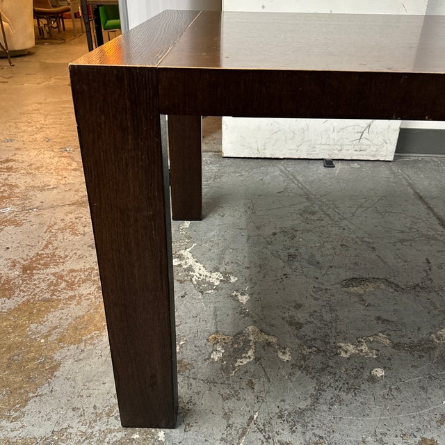 Calligaris Italian Expresso Rectangular Extension Table | Chairish