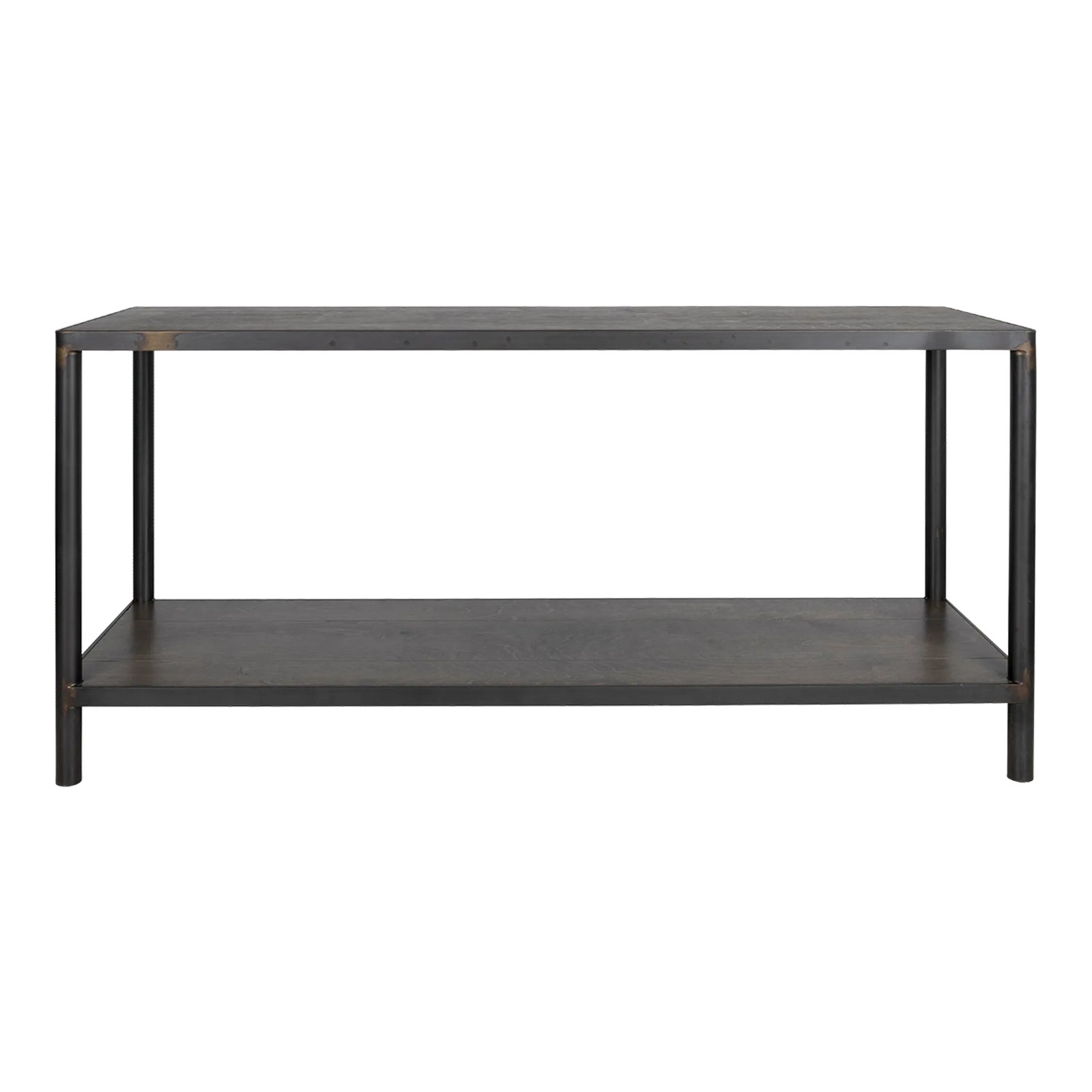 Modern Industrial Console With Argentina Birch Finished Wood and ...