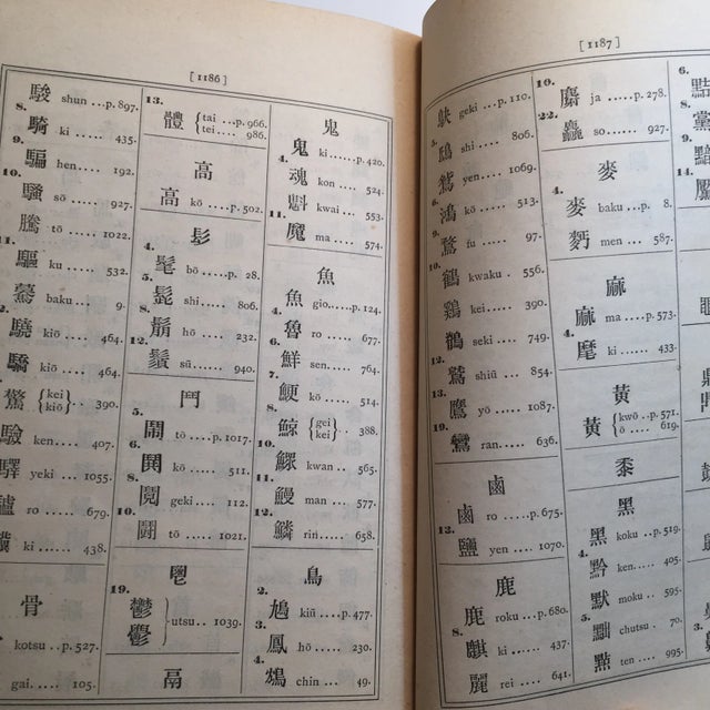 1908 Dictionary of Chinese-Japanese Words - Set of 2 | Chairish