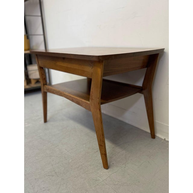 1960s Vintage Mid Century Modern Single Drawer End Table by Mersman ...