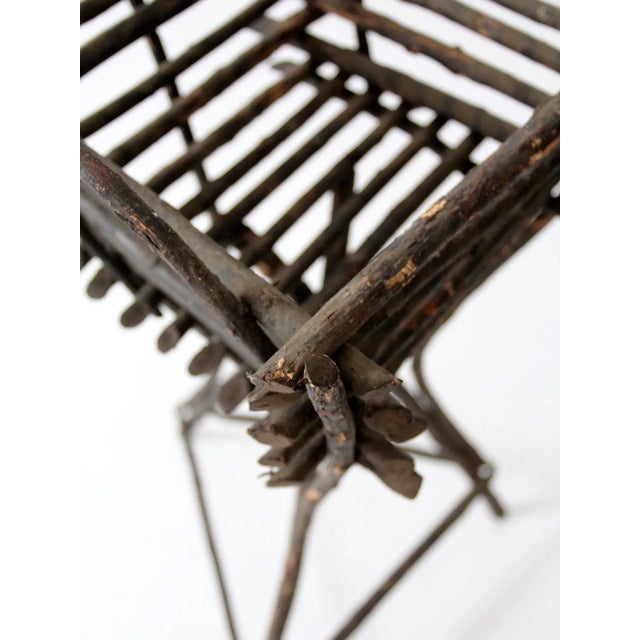 Antique Adriondack Twig Plant Stand | Chairish