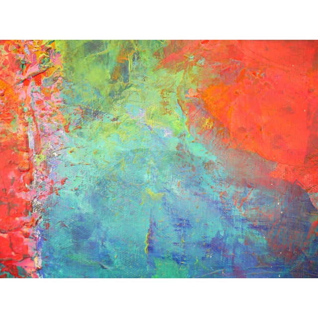 2000 “Saturday Morning” Modern Red, Blue, and Green Abstract ...
