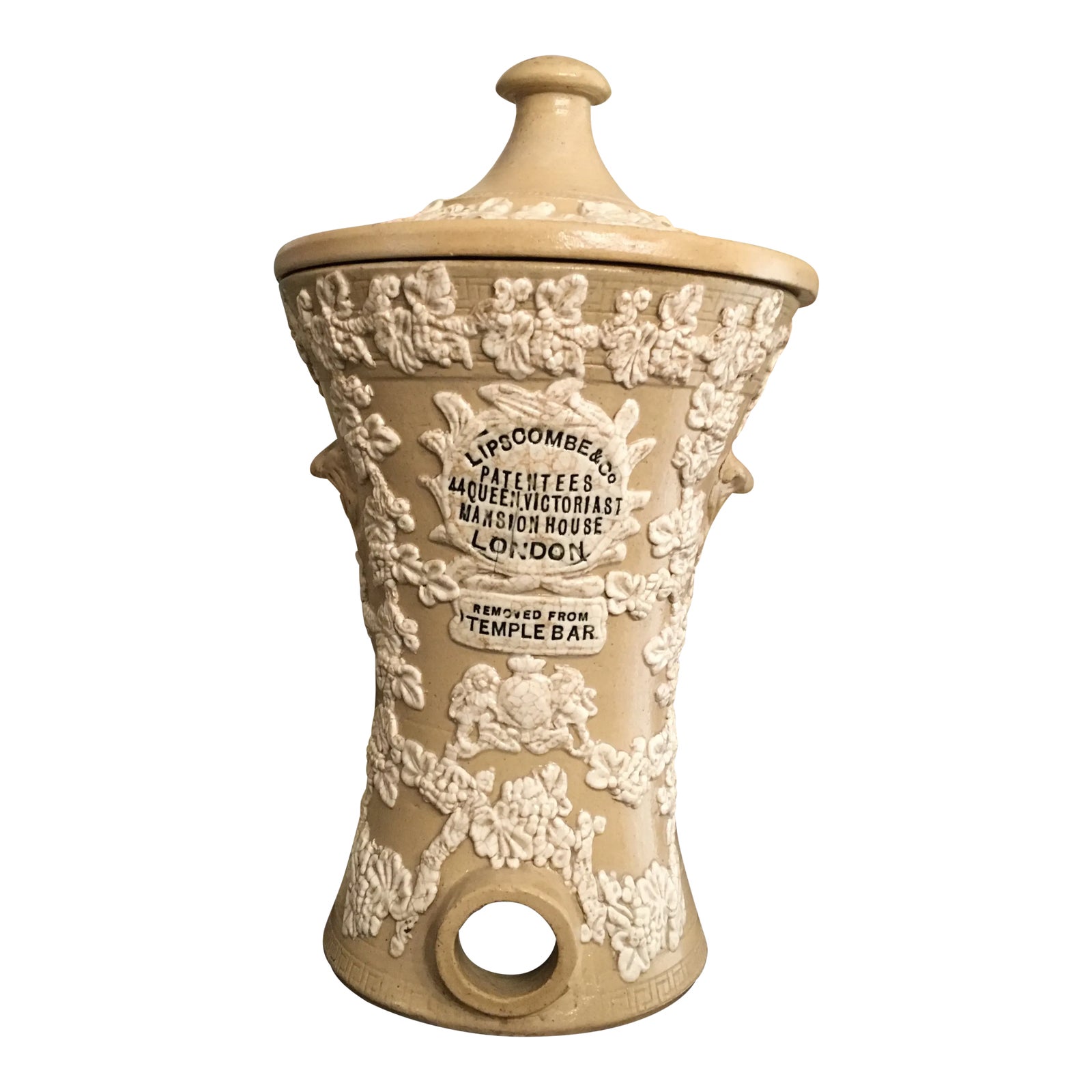 19th Century Antique English Water Filter | Chairish