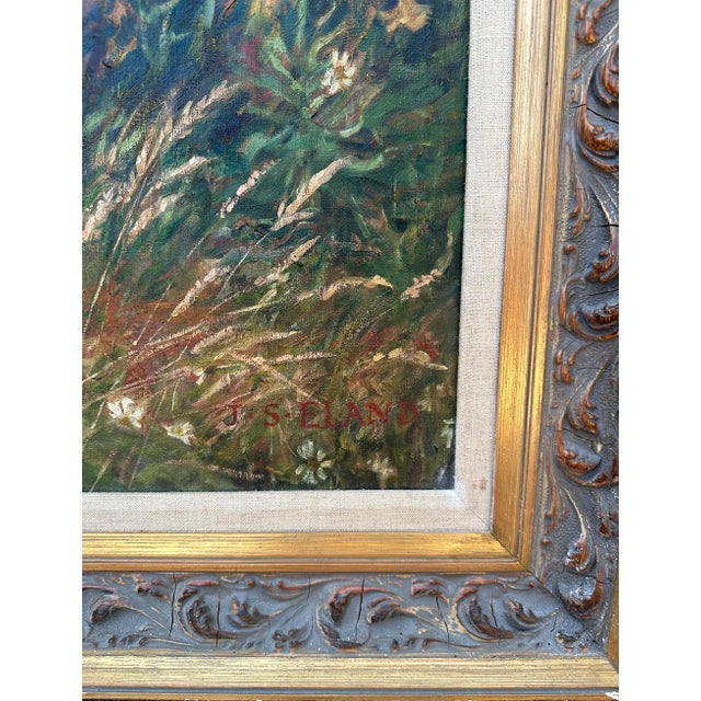 "The Daisy Chain" John Shenton Eland (1872-1933) | Chairish