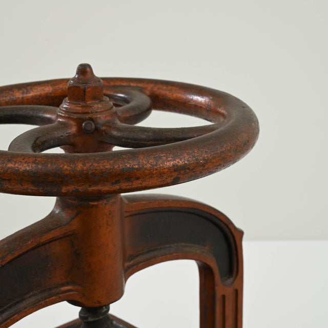 20th Century Belgian Cast Iron Press | Chairish
