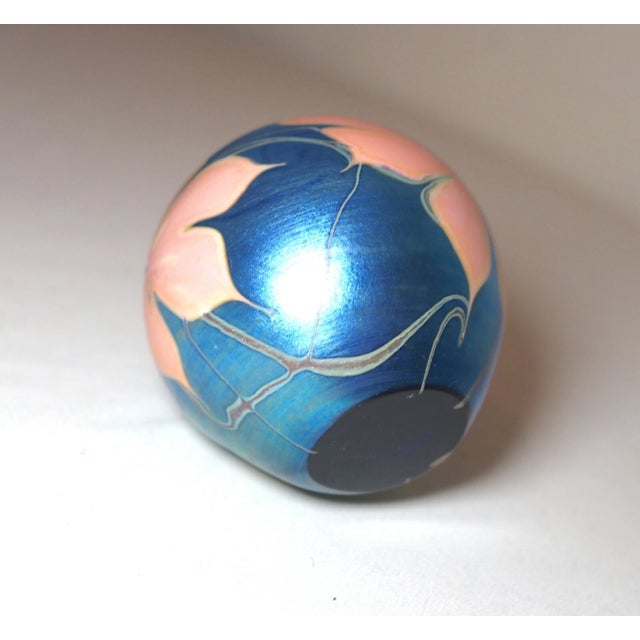 Vintage Hand Blown Vandermark Studio Aurene Iridescent Art Glass ...