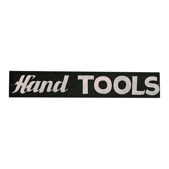 Vintage Hand Tools Store Sign | Chairish