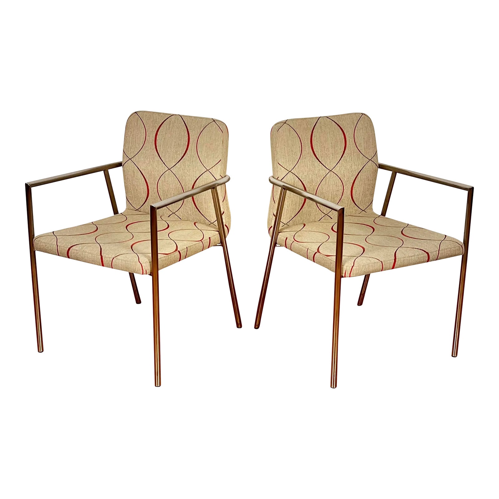 Bernhardt Design Modern Avant Chairs - a Pair | Chairish
