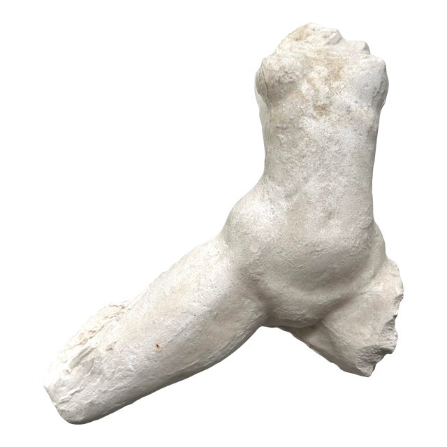 Vintage Plaster Realist Female Sculpture Study After Auguste Rodin ...