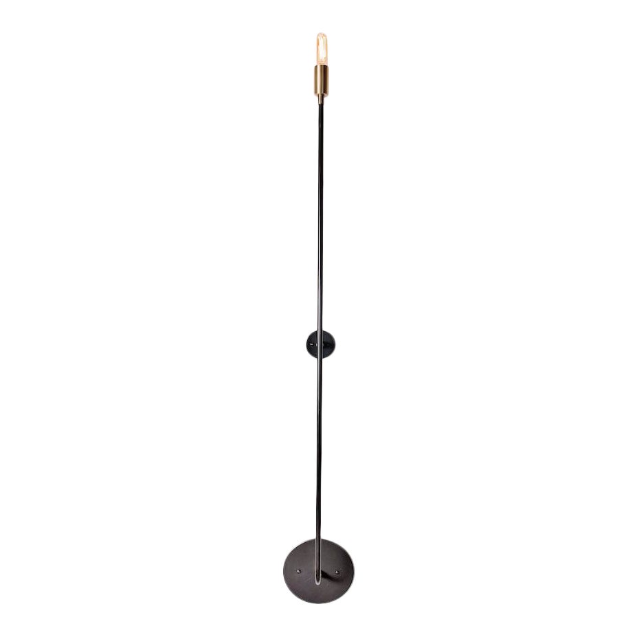 John Beck Paper & Steel Stick Sconce | Chairish