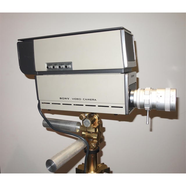 Sony Vidicon Industrial Studio Video Camera With Tripod, Circa 1969 ...