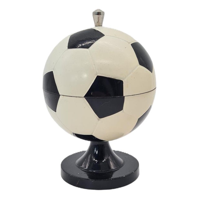 Vintage Standing Ashtray Football, 1960s | Chairish