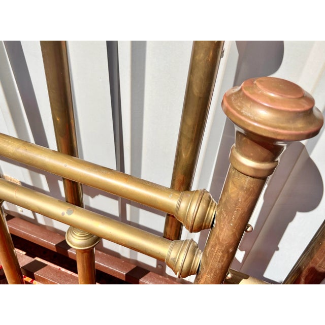 Tubular Brass Twin Headboards and Footboards With Side Rails Bed Set- a ...