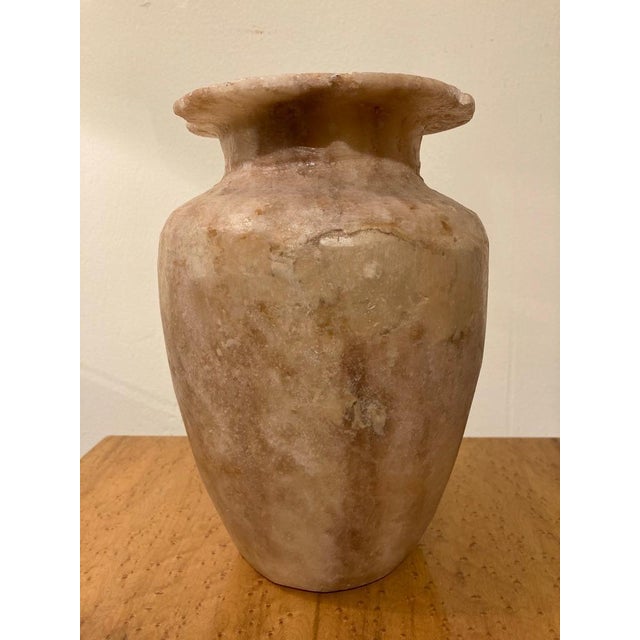 Grand Tour Egyptian Alabaster Jar | Chairish
