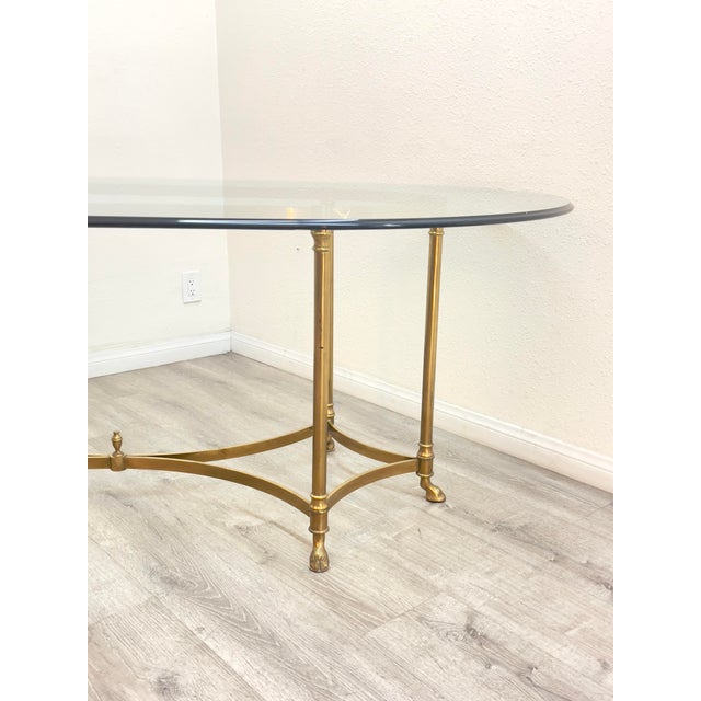 Vintage Brass Dining Table | Chairish