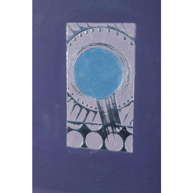 Gino Scarpa, Color Lithograph with Silver Leaf, 1970s, Paper | Chairish