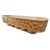 Katanga Wood Dimple Bench | Chairish