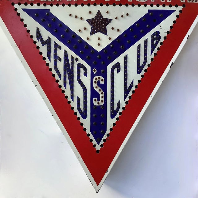 1940s International Men's Club Sign | Chairish