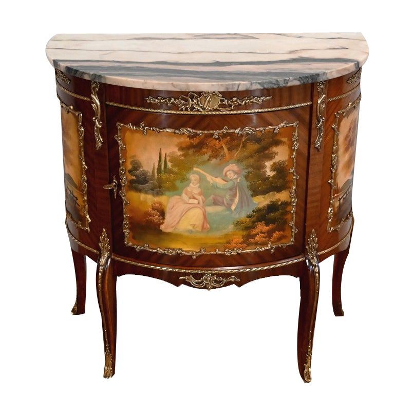 Half-Moon Buffet in Mahogany, 1920s | Chairish
