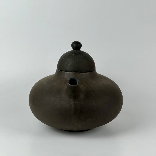 Ceramic Teapot by Danish Artist Maria Phillips, Signed & Dated 1954 ...