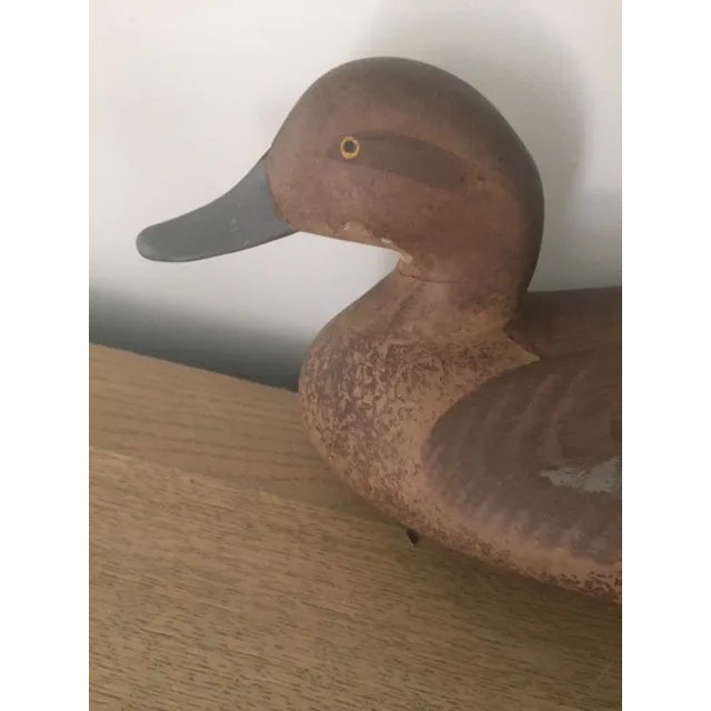 Vintage Handmade Duck Decoy | Chairish
