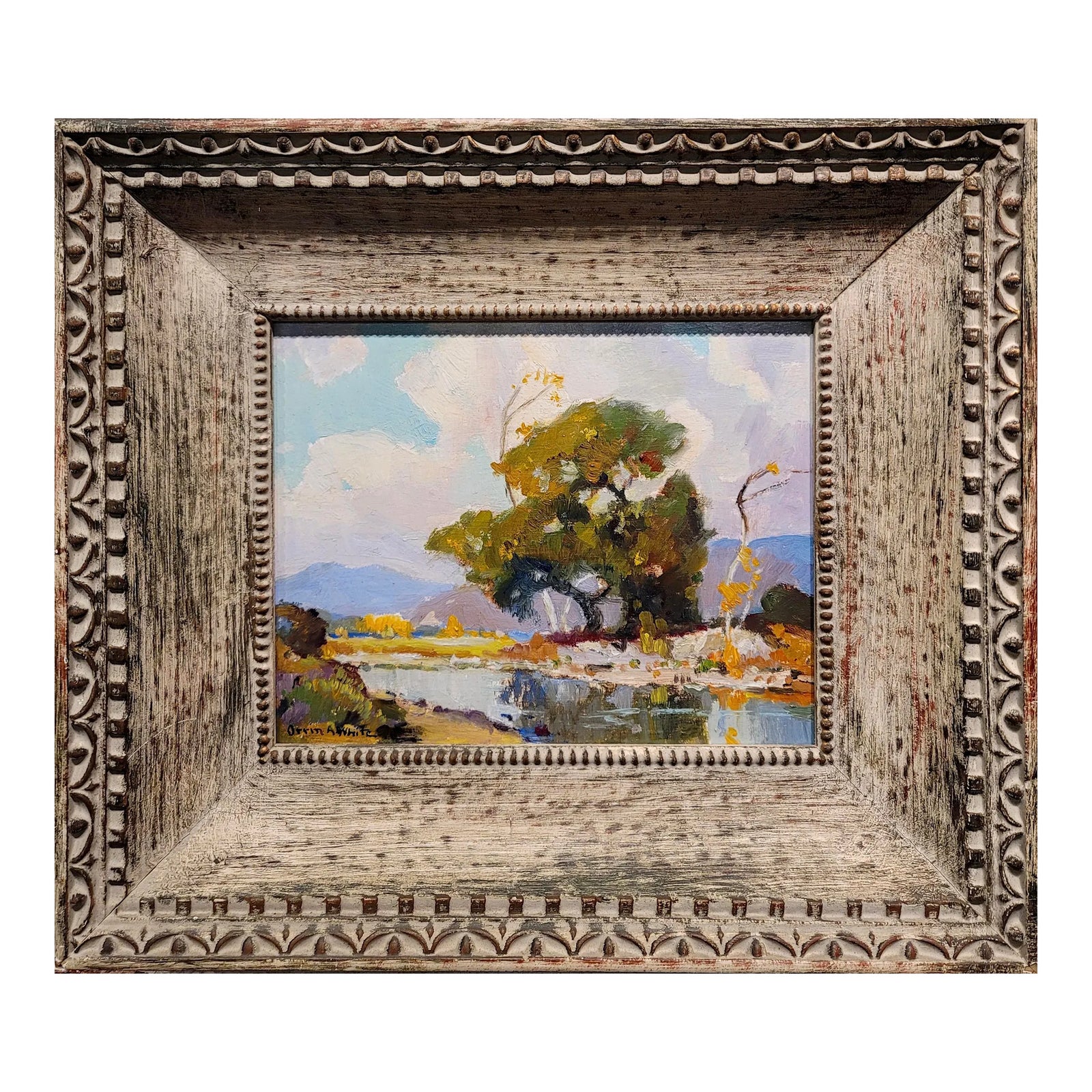 Orrin White - Autumn California Landscape - Oil Painting | Chairish