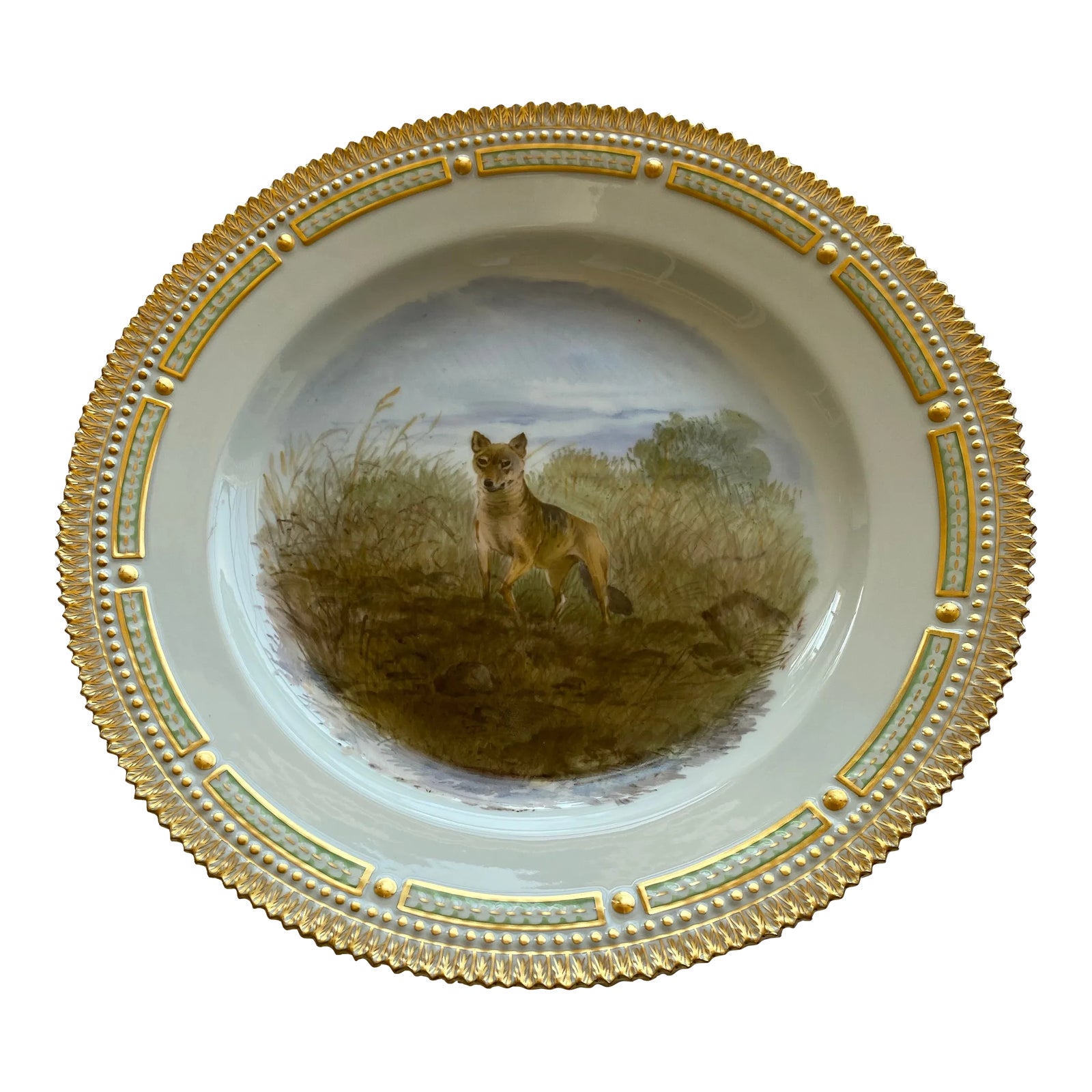 1960s Royal Copenhagen Fauna Danica Dinner Plate | Chairish
