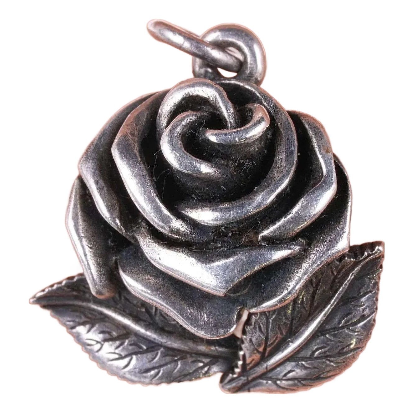 Rare Retired James Avery rose charm | Chairish