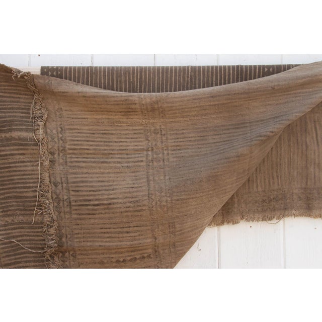 Tribal Lined African Mudcloth | Chairish