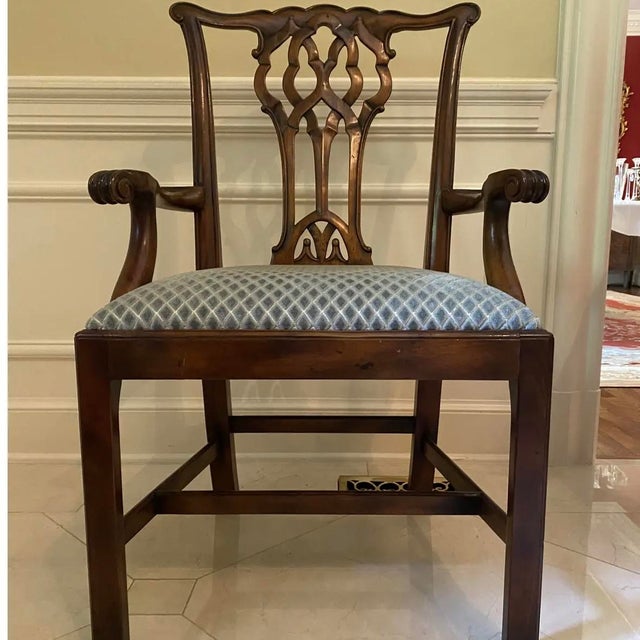 Set of 8 Arm Chairs From Theodore Alexander Althorp Living Collection ...