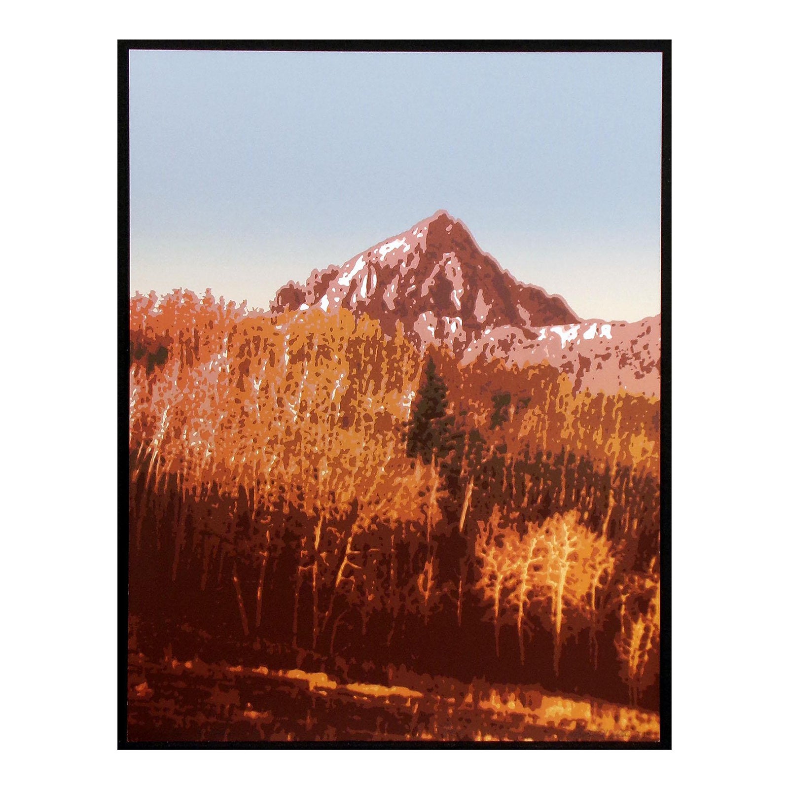 1980s Scott Nellis "Mountain Meadow I" Signed & Numbered Serigraph ...
