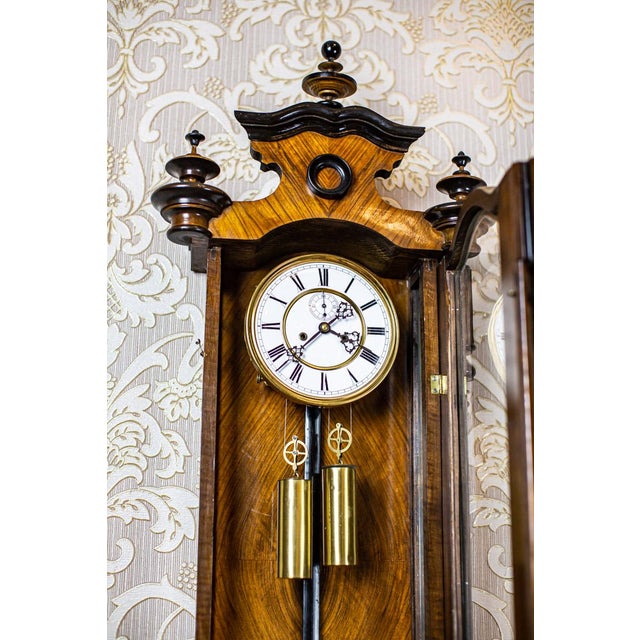 Eclectic Endler / Freiburg Wall Clock From the Late 19th Century | Chairish