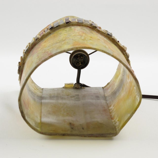 Line Vautrin School Talosel and Mirror Table Lamp or Sconce | Chairish