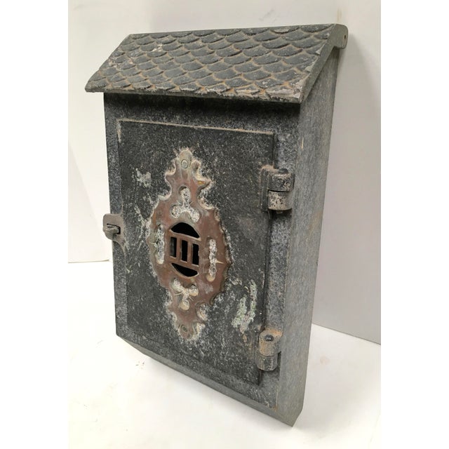 Vintage Cast Iron Mailbox | Chairish
