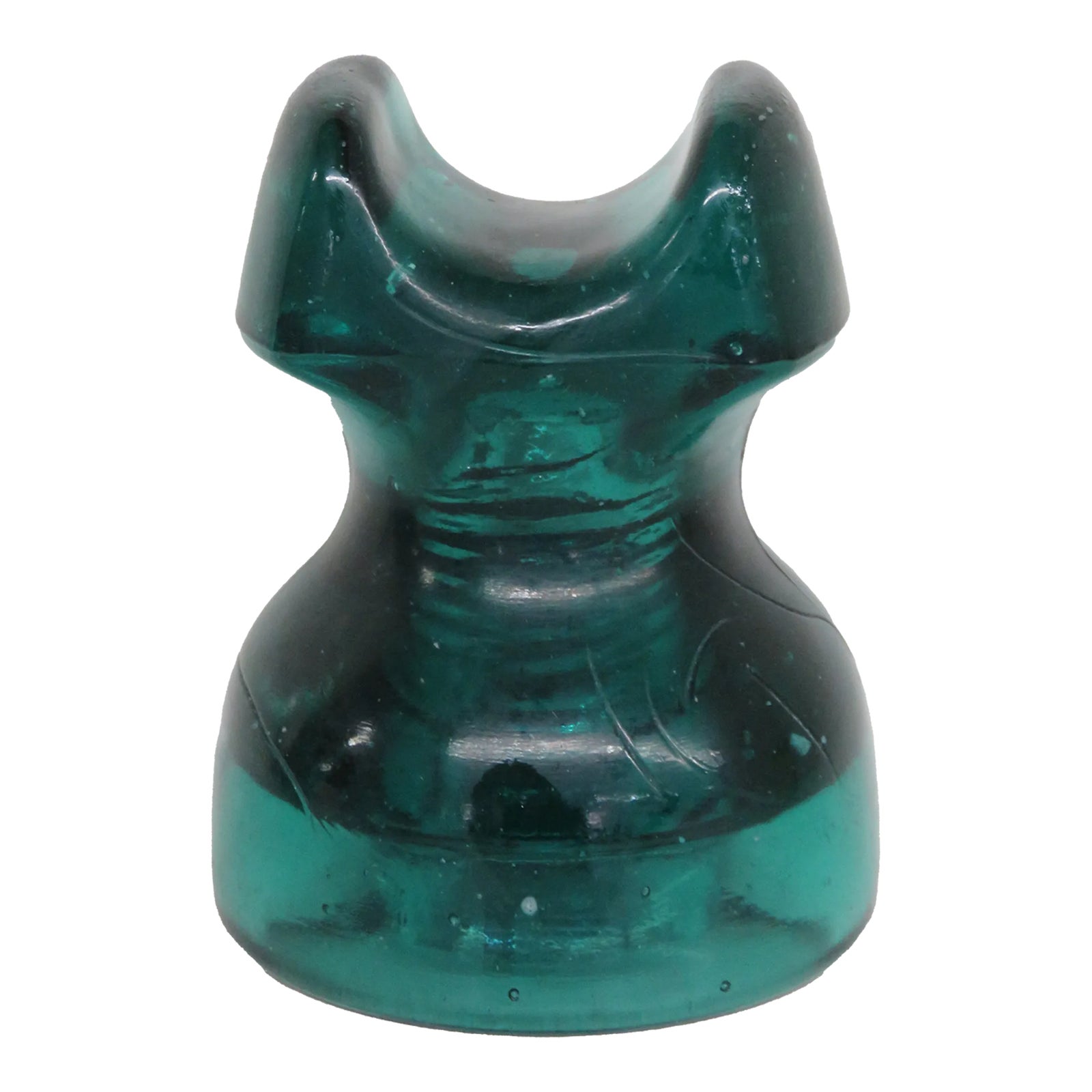 Antique Glass Insulator Mickey Mouse Ears | Chairish