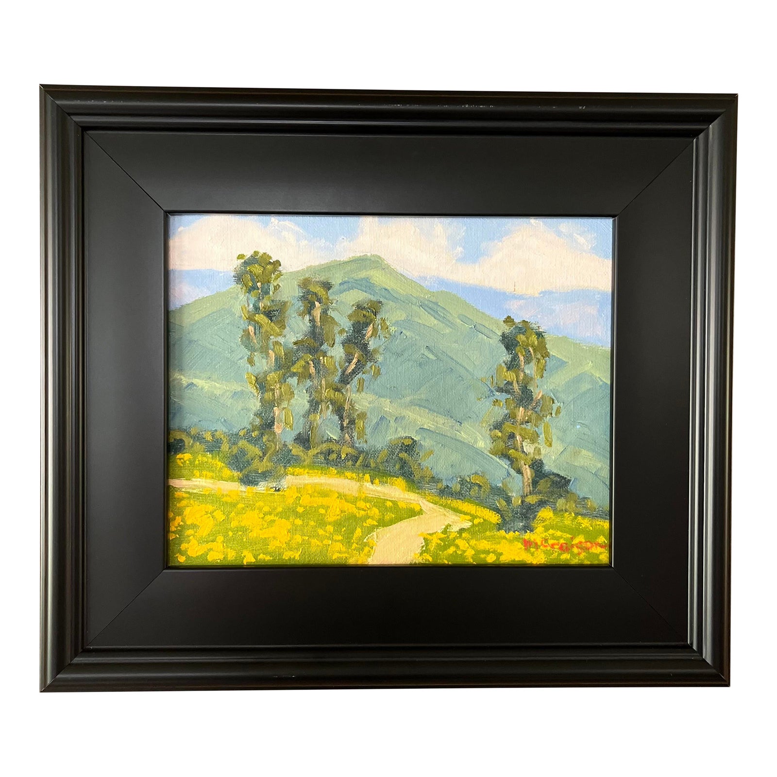 “Mountain Shadows” Original Impressionist Style Landscape Oil Painting ...