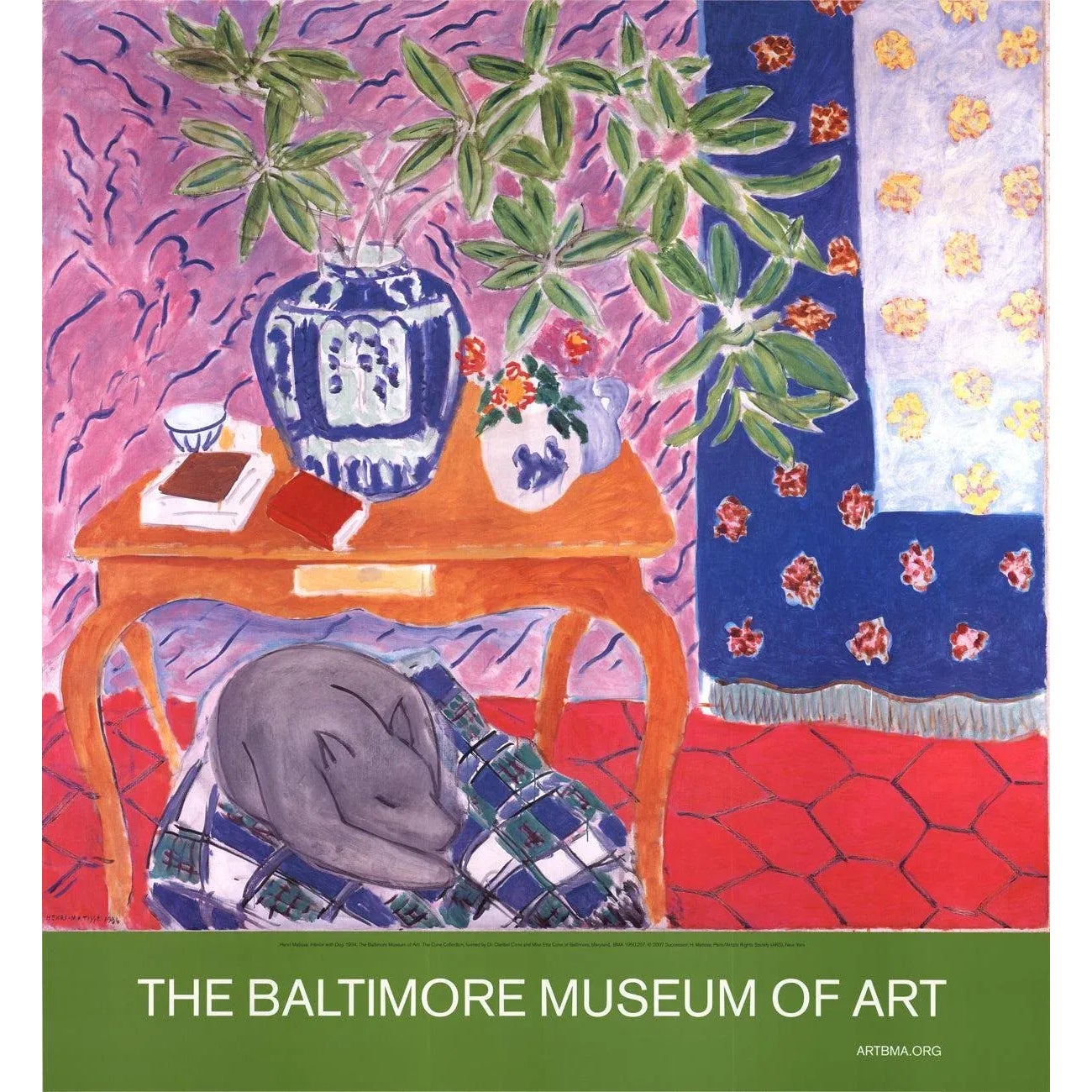 2005 Henri Matisse 'Interior with Dog' Impressionism Multicolor USA ...