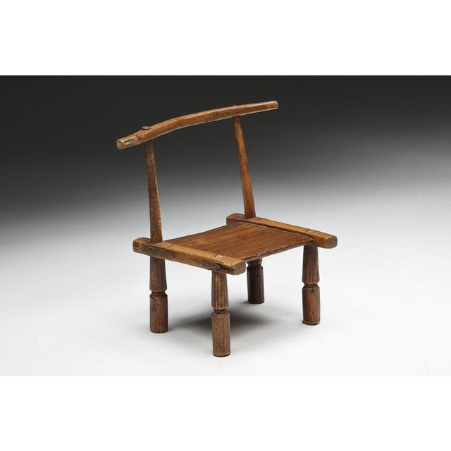 20th Century Organic Wabi-Sabi Chair, France | Chairish