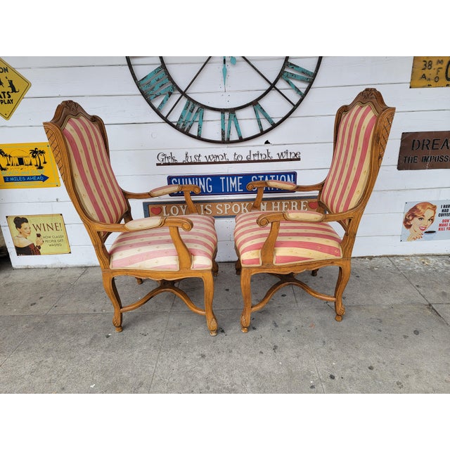 Vintage French Style Wingback Chairs- Set of 2 | Chairish