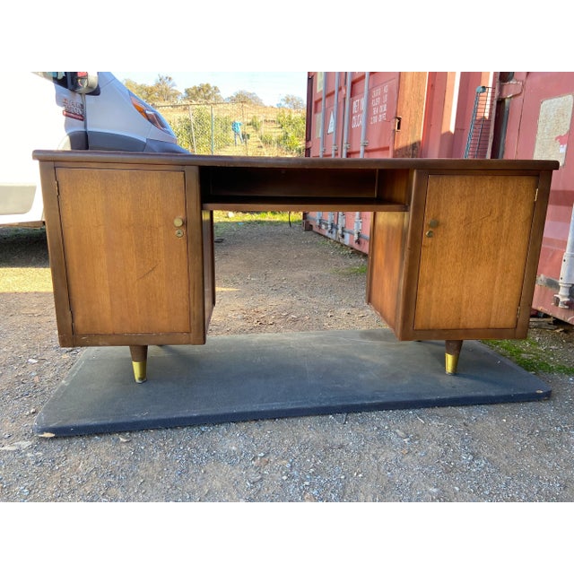 Vintage mid century modern desk for sale store