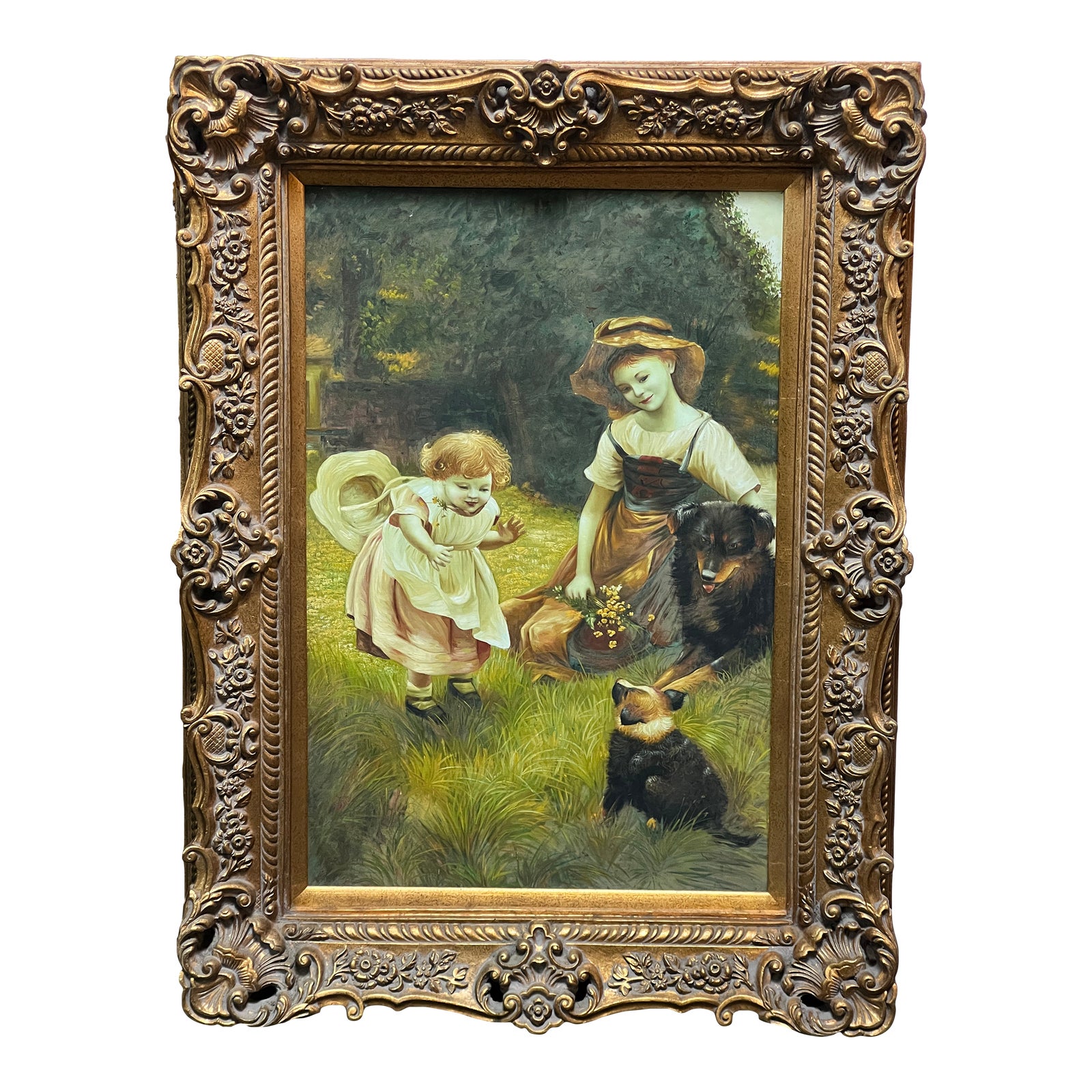 Vintage George Hillyard Swinstead "Clean as a New Pin" Frame Replica ...