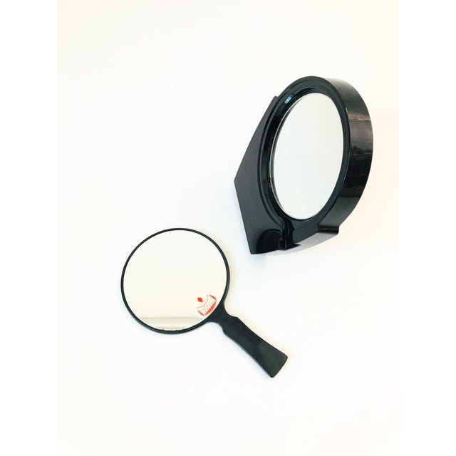 Vintage Lacquerware Vanity Mirror Set | Chairish