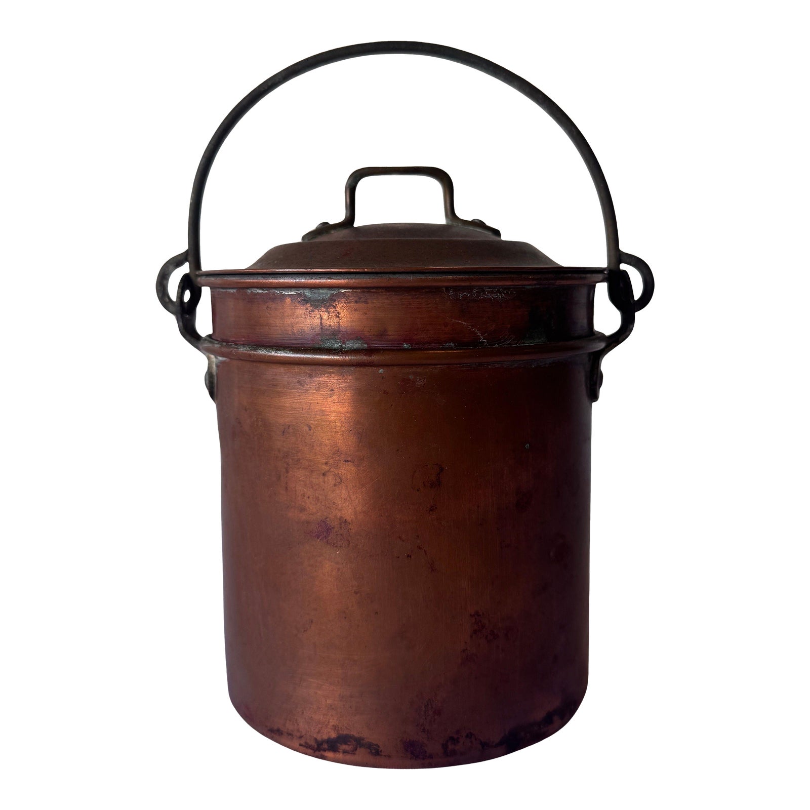 Vintage Copper Double Boiler Pot | Chairish